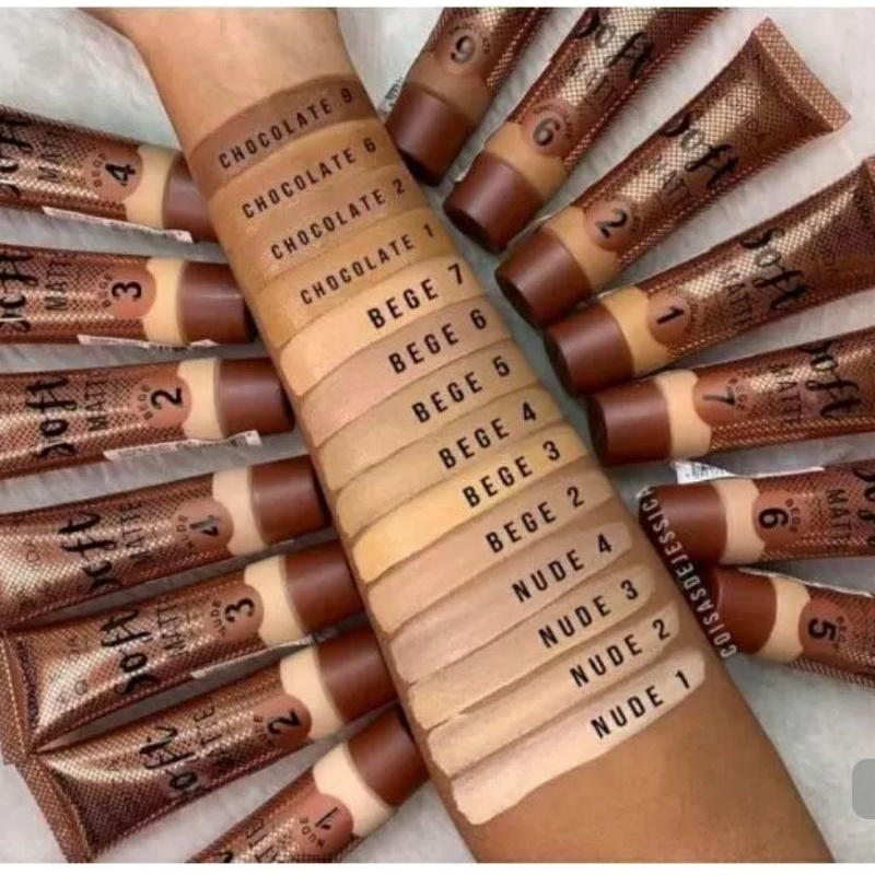 Base Ruby Rose matte | Shopee Brasil