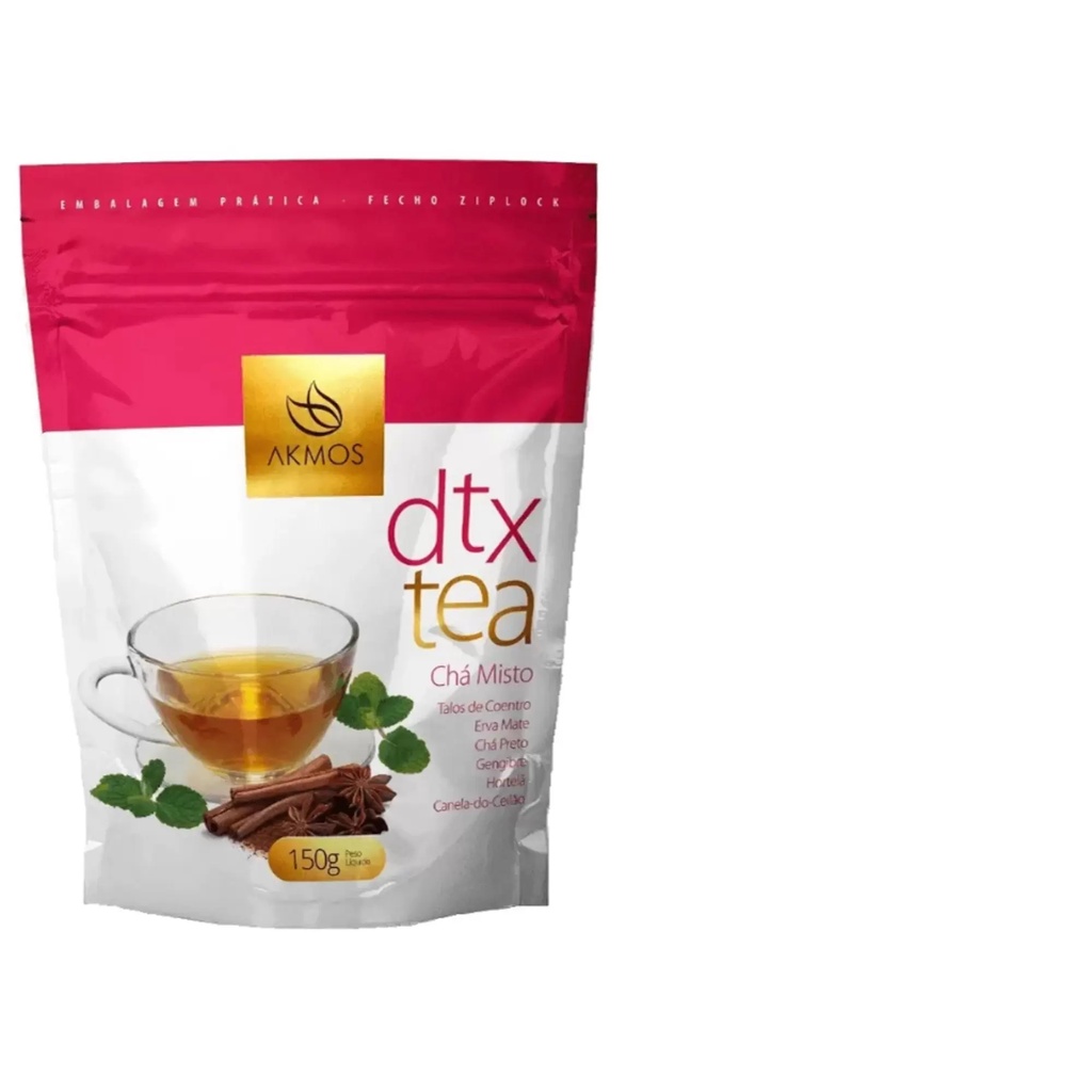 Chá Dtx Misto Detox Auxilia no Controle de Peso Akmos Original | Shopee Brasil