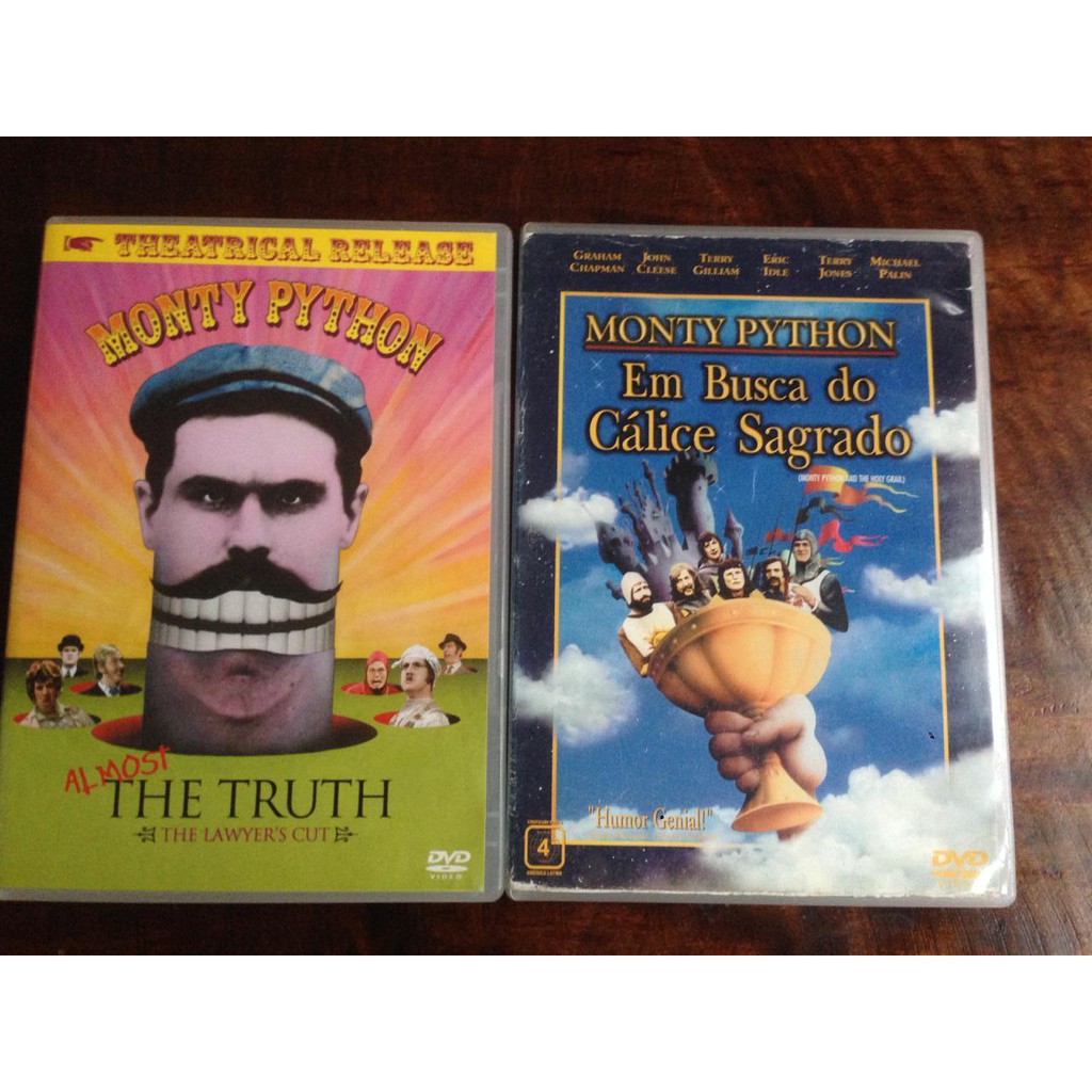 DVD Pack com 2 filmes - Monty Python ORIGINAL | Shopee Brasil