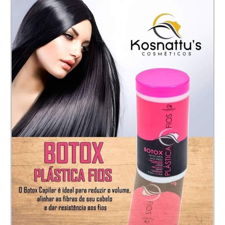 Botox capilar plástica dos fios kosnattus 1 kg | Shopee Brasil