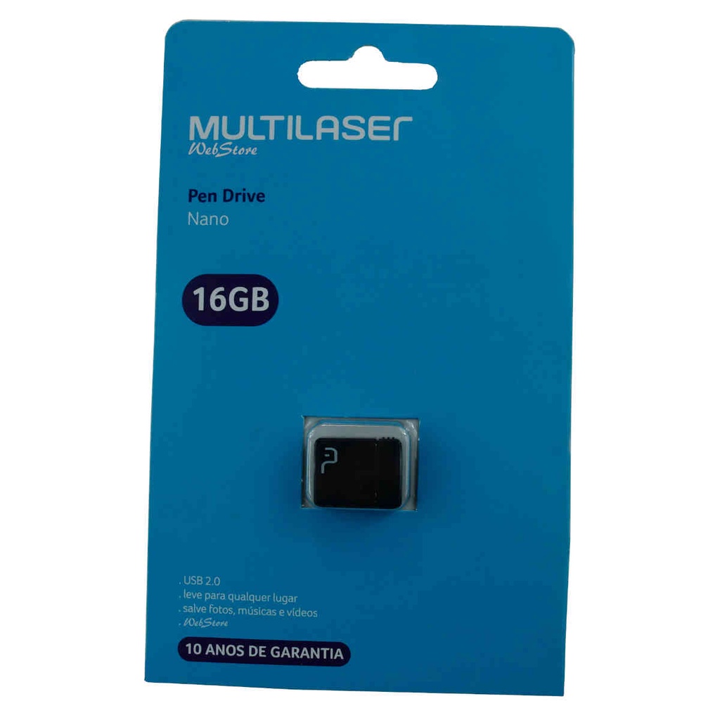 Pen Drive 16gb Nano Multilaser | Shopee Brasil