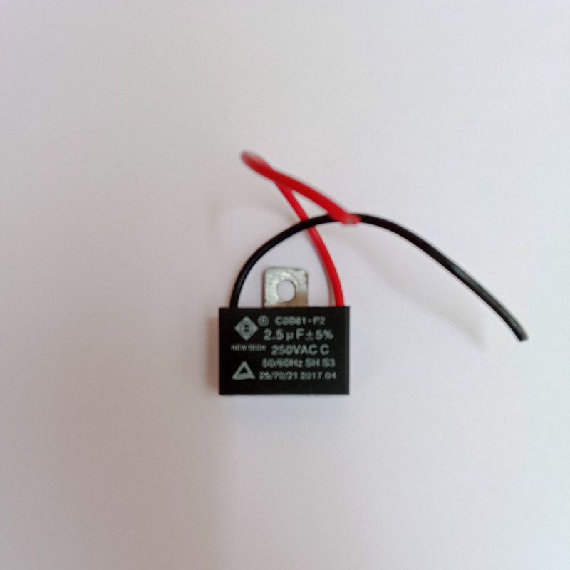 CAPACITOR ORIGINAL MODELO CBB61 P2 2.5u F. +5% 250VAC C 50/60Hz ...