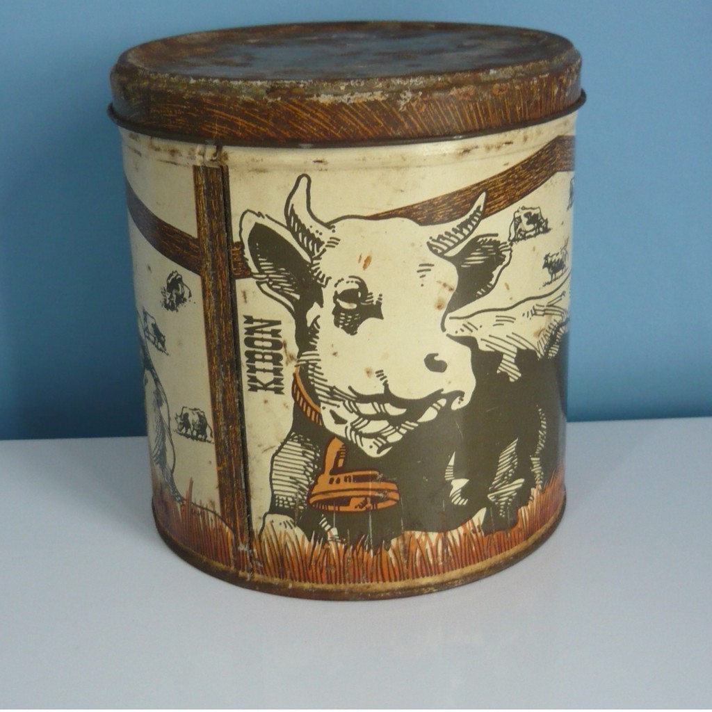 Lata Antiga Sorvete Kibon Vazia - Vaca - Vintage | Shopee Brasil