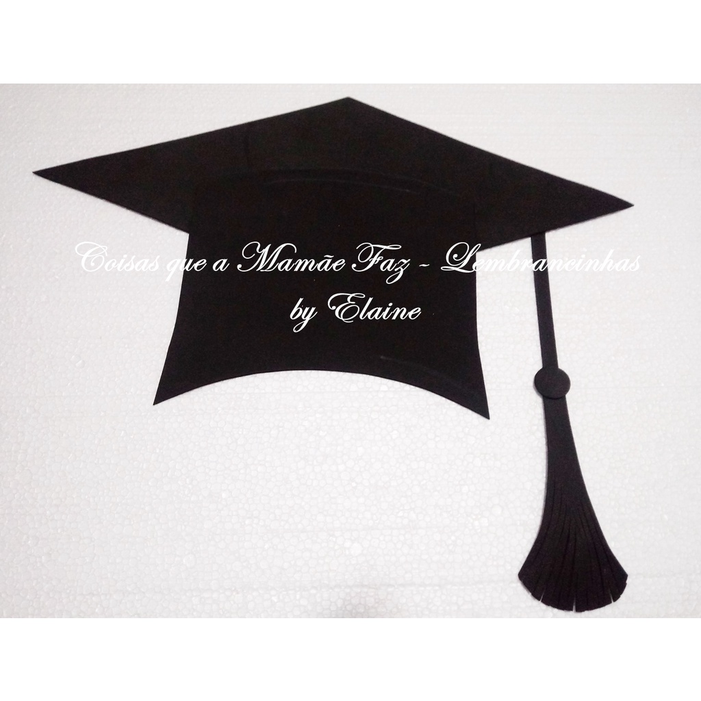 Aplique decorativo em EVA chapéu tam. 40cm alt x 48cm capelo enfeite ...