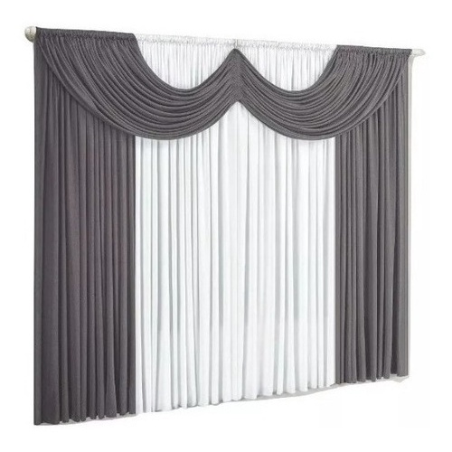 Cortina Paris /quarto E Sala 5m X 2,80m Até O Chão #1 | Shopee Brasil