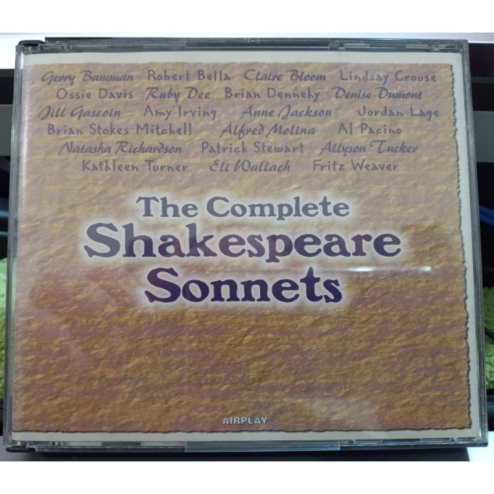 CD The Complete Shakespeare Sonnets - IMPORTADO (Duplo - 2 CDs ...