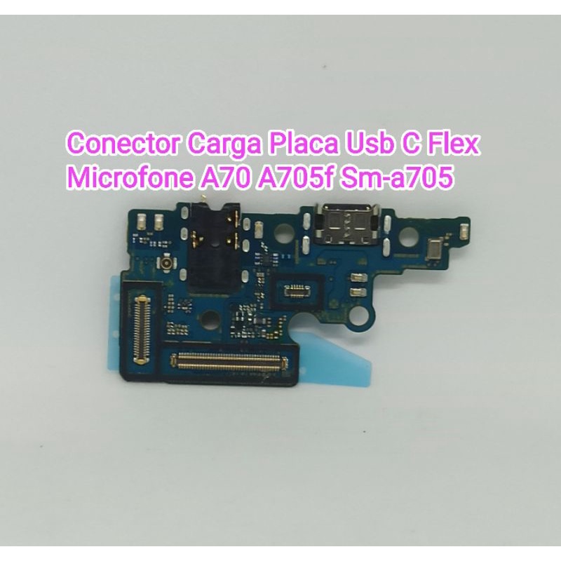 Conector Carga Placa Usb C Flex Microfone A70 A705f Sm-a705 | Shopee Brasil