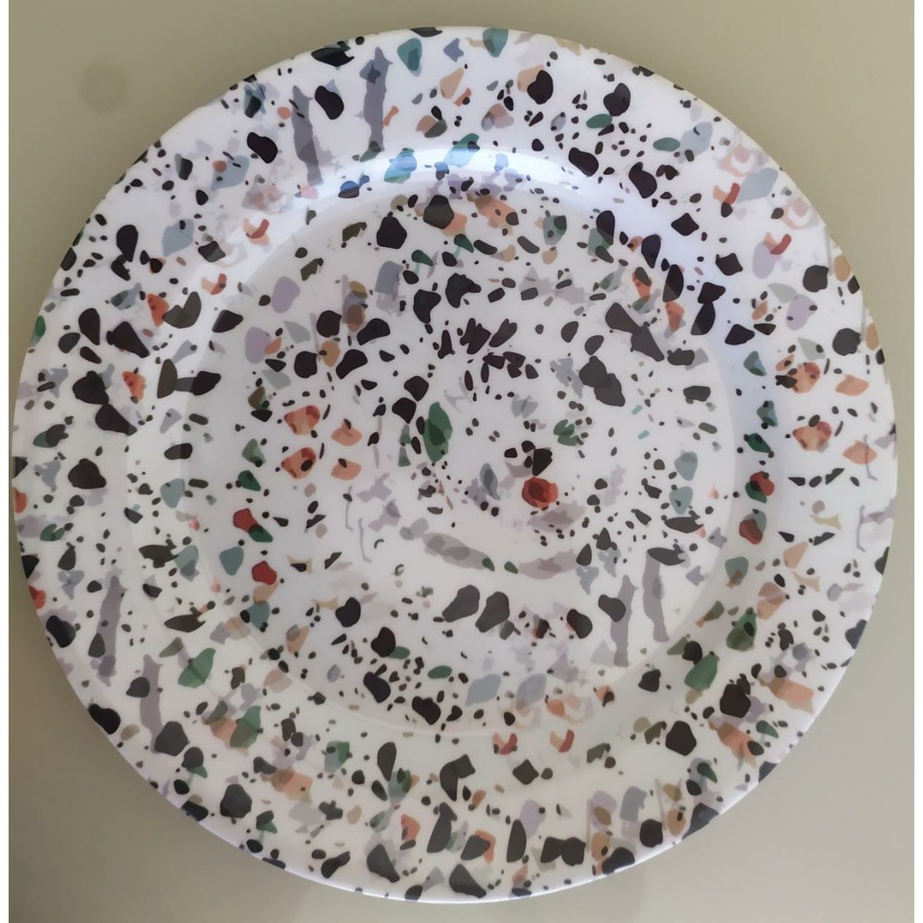Prato Raso Plastico Melamina | Shopee Brasil