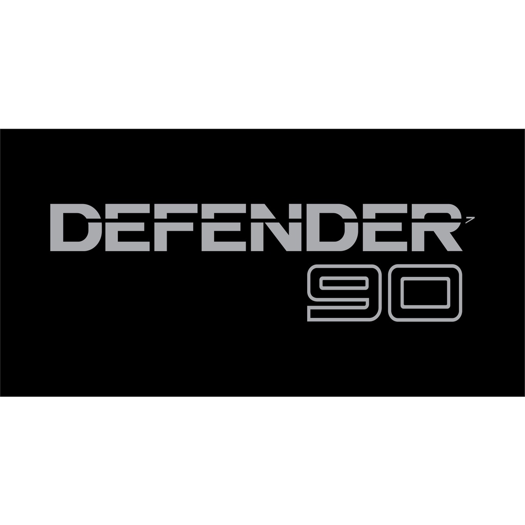 EMBLEMA ADESIVO LAND ROVER DEFENDER 90 EM PRATA | Shopee Brasil