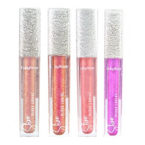 Gloss Shine Kisses Glitter - Ruby Rose | Shopee Brasil