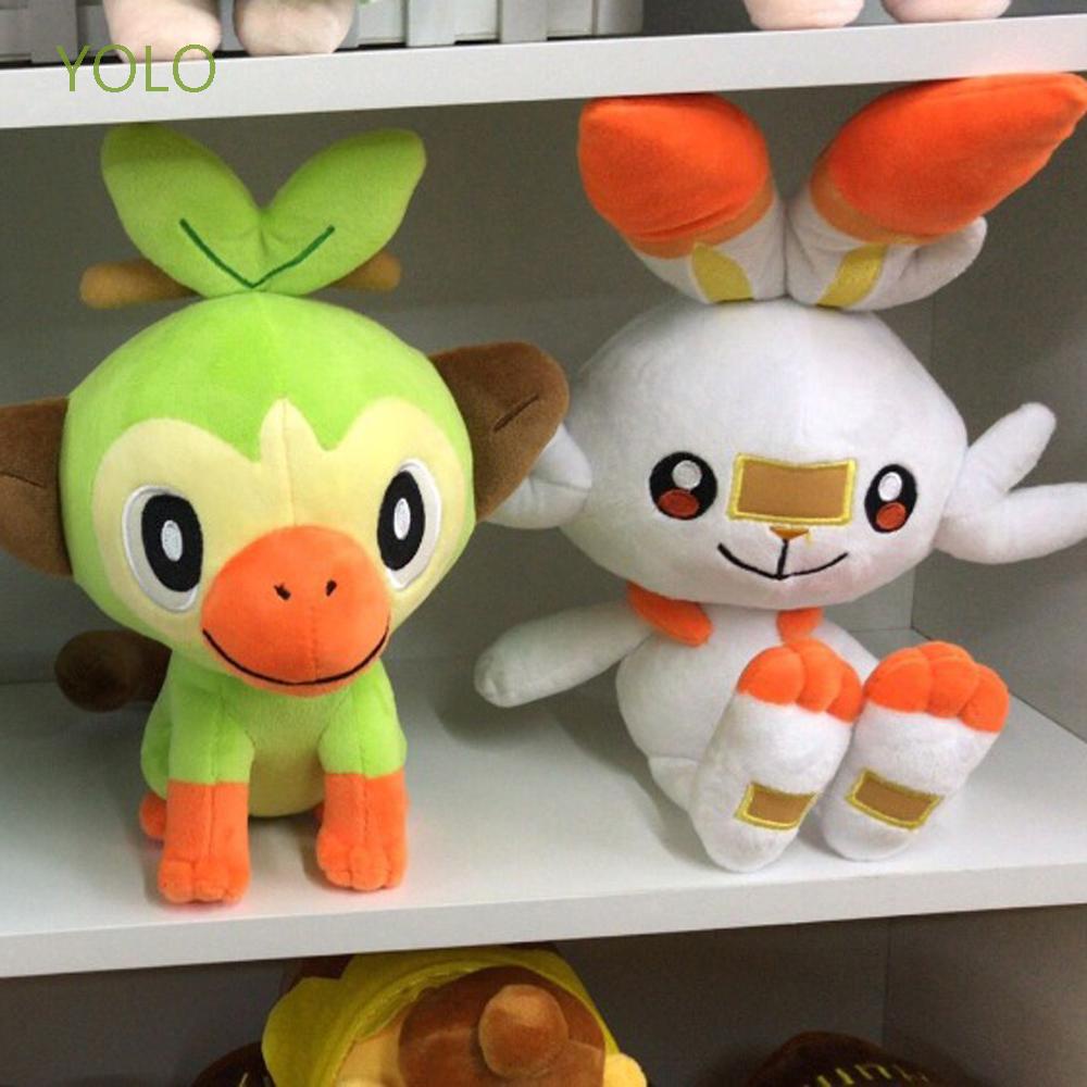 YOLO Lizard Brinquedos De Pelúcia De Lagarto Macaco Anime Scorbunny ...