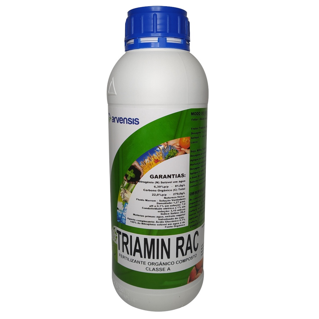 Aminoácidos Para Plantas - Fertilizante Triamin Rac - 1 L | Shopee Brasil