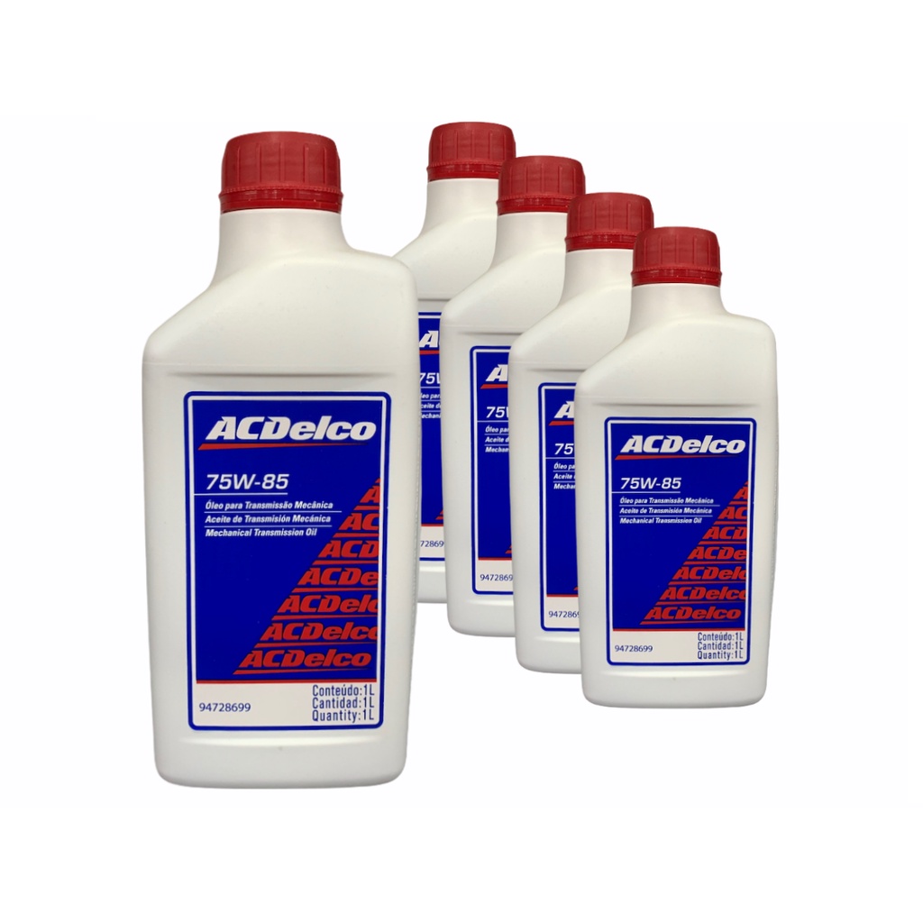 5 OLEO 75W85 ACDELCO SINTETICO API GL4 GM 94728699 | Shopee Brasil