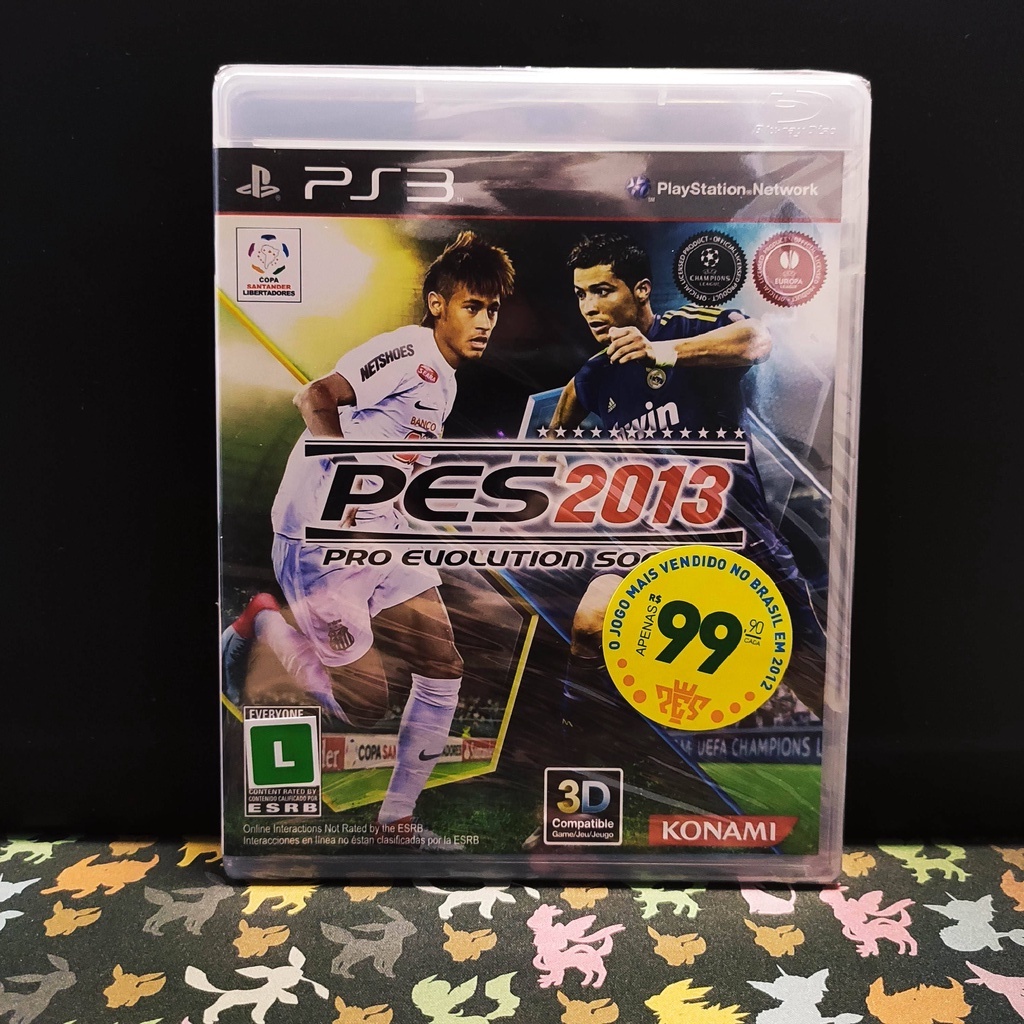 PES 2013 Pro Evolution Soccer Jogo PS3 Playstation 3 Novo Lacrado ...