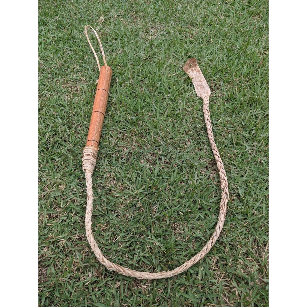 Chibata Rebenque Chicote Em Couro Cru + Frete Gratis - Escorrega o Preço