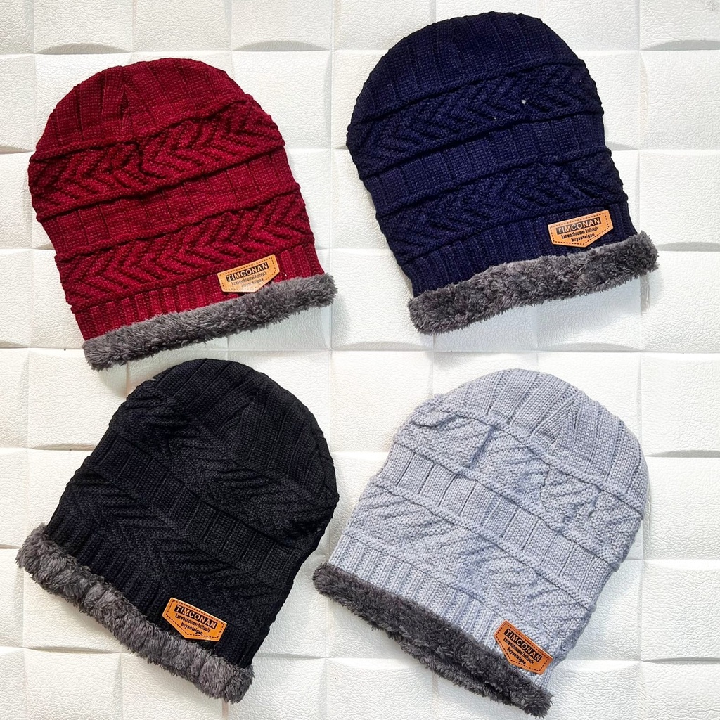 Touca de Adulto Forrada Gorro Para Frio Inverno Masculino e Feminino ...