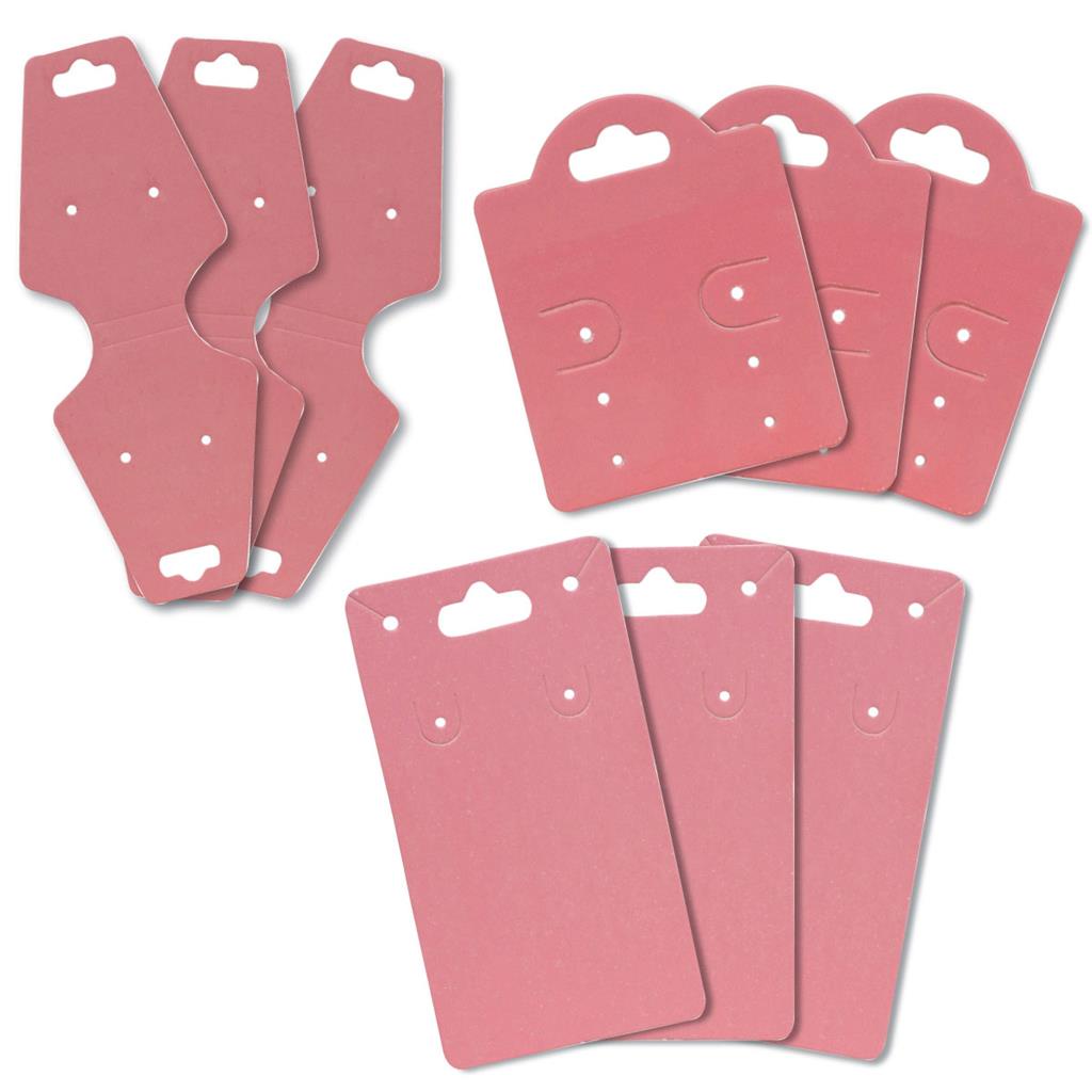 Kit Cartela Tag Semijoias Papel resistente para Bijuterias 3 Modelos ...