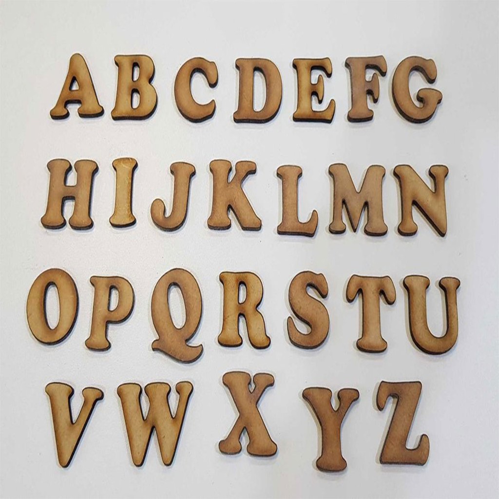 ! 10 Letras COOPER aplique 3cm MDF | Ideal para personalizar quartos ...