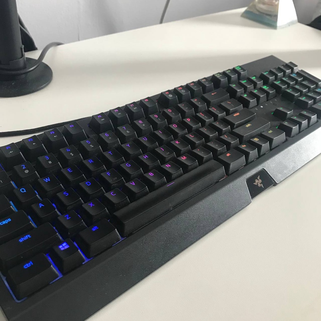 Teclado Razer Blackwidow Rz030286 Switch Verde Chroma | Shopee Brasil