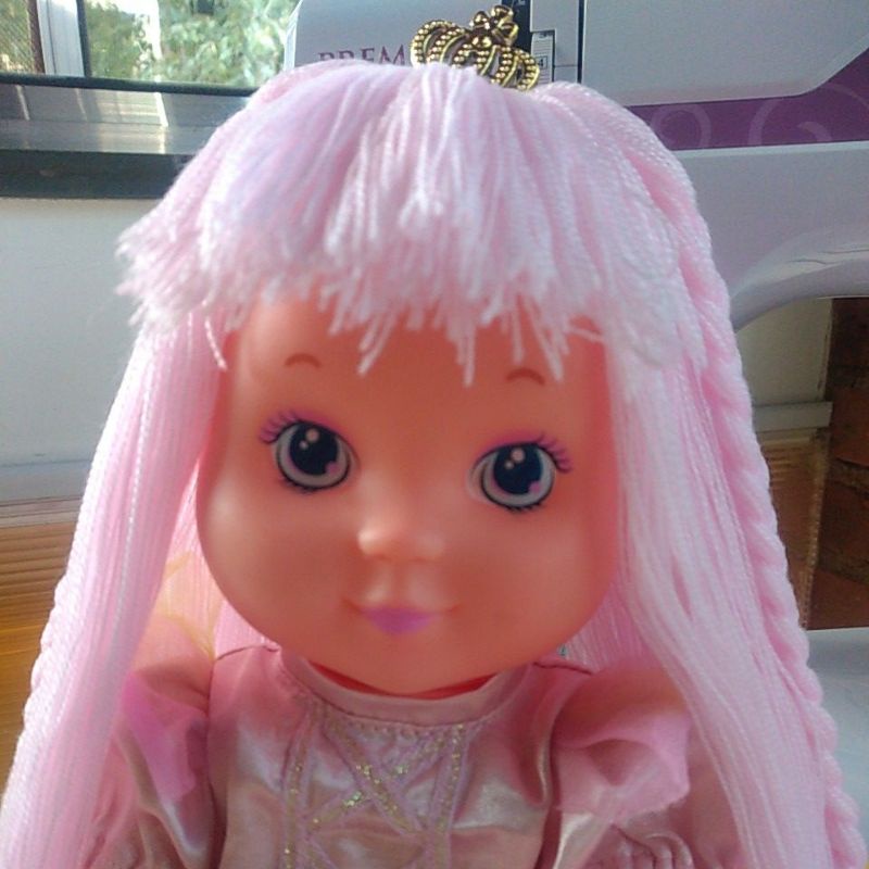Boneca Trancinha da Eliana da Grow Cabelo Rosa Impecável Ano 1996 ...
