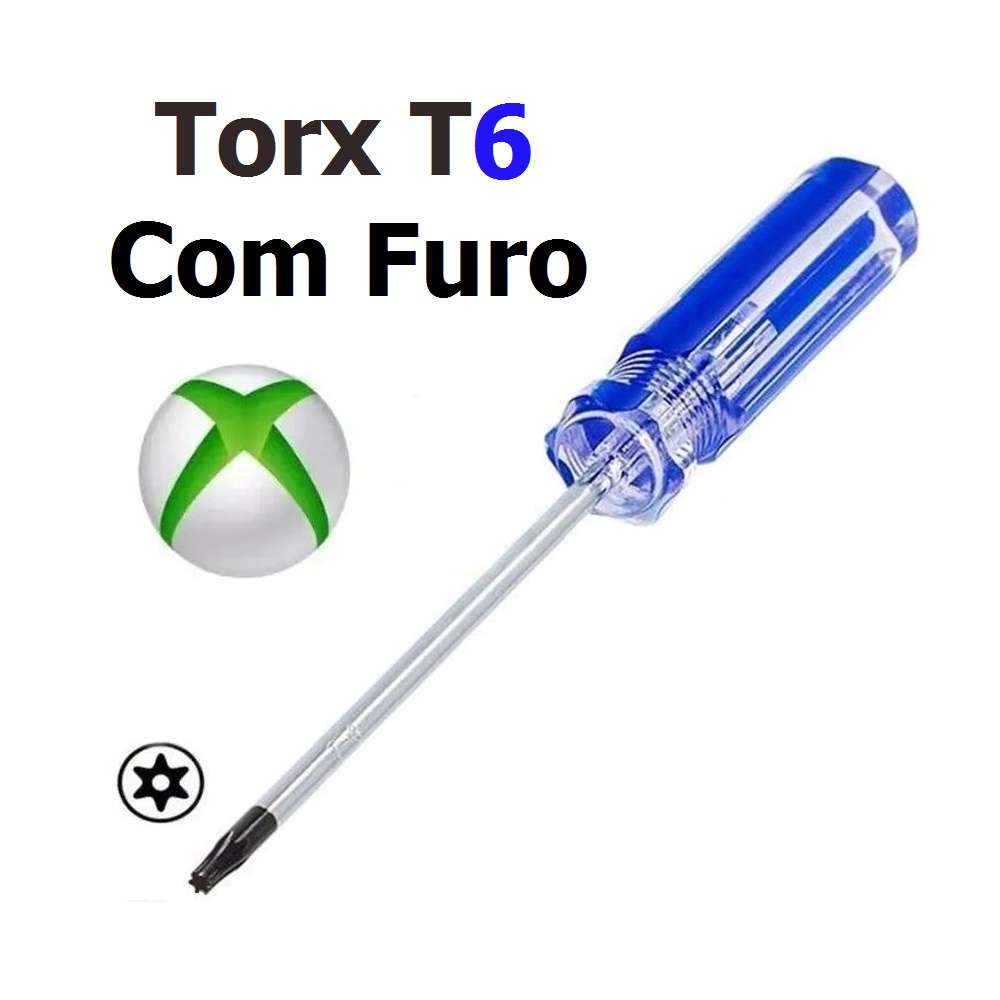 Chave Torx T6 COM Furo Xbox One | Shopee Brasil