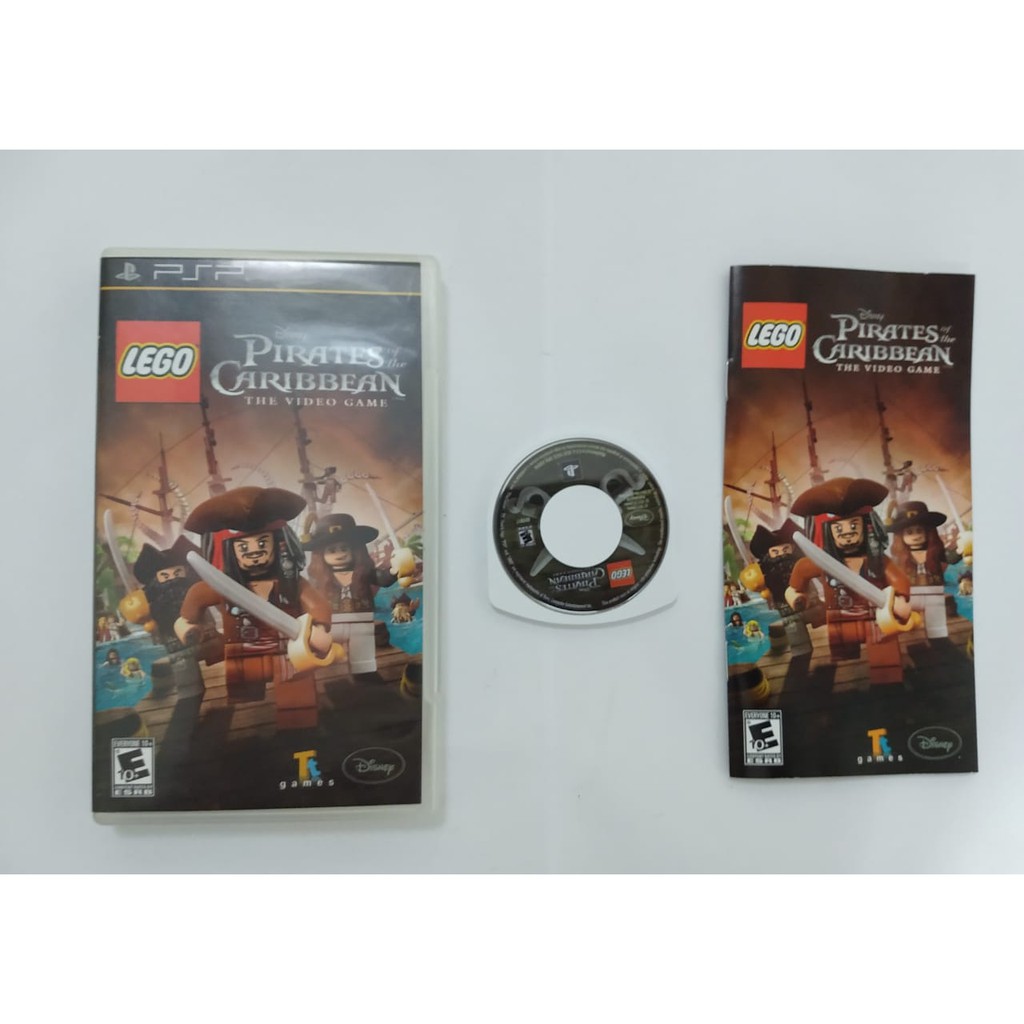 Jogo Lego Pirates of Caribbean | Usado | PSP | M.Física | Shopee Brasil
