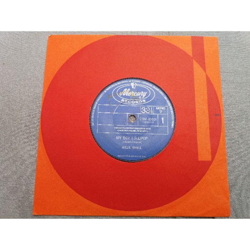 Compacto Vinil Millie Small - My Boy Lollipop | Shopee Brasil