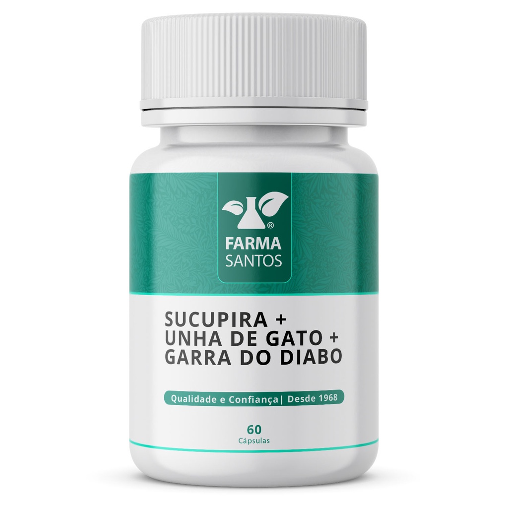Sucupira+ Unha de Gato+ Garra do Diabo Para inflamação articular ...
