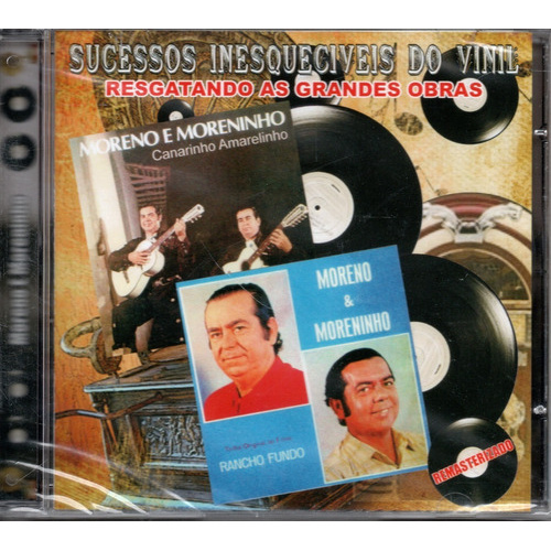 Cd Moreno E Moreninho Sucessos Inesquecíveis Do Vinil 0333 Shopee Brasil