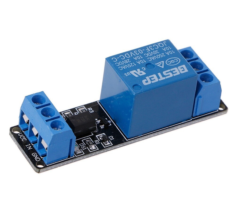 Módulo relê 1 canal 3.3V 10A para Arduino ESP8266 ESP32 | Shopee Brasil
