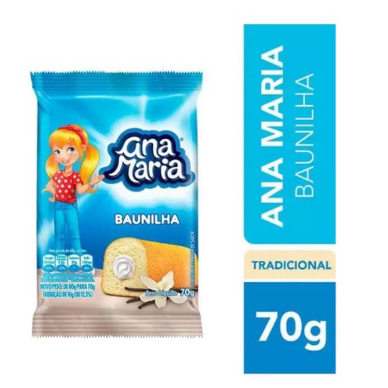 Bolinho Ana Maria Mini Bolo Sabores 70g | Shopee Brasil