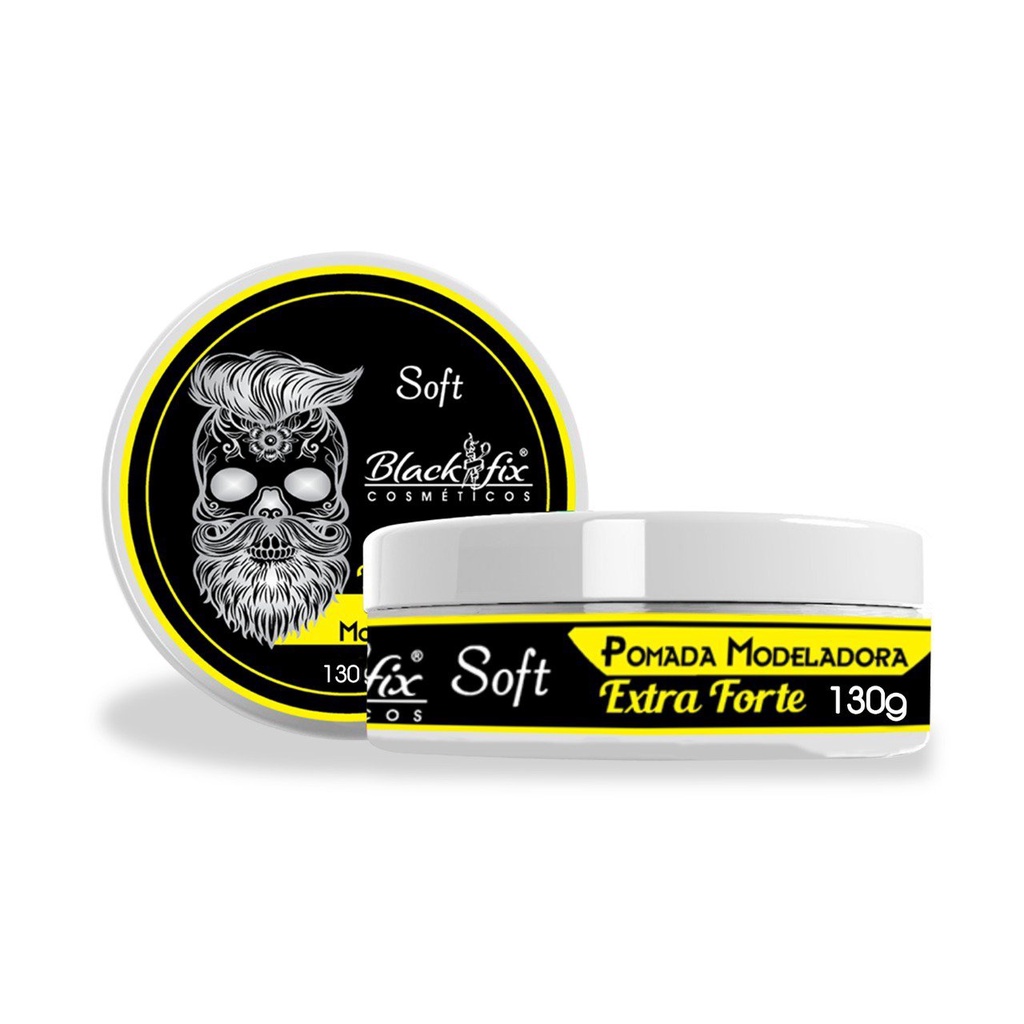Pomada Soft Extra Forte Black Fix - 130g | Shopee Brasil