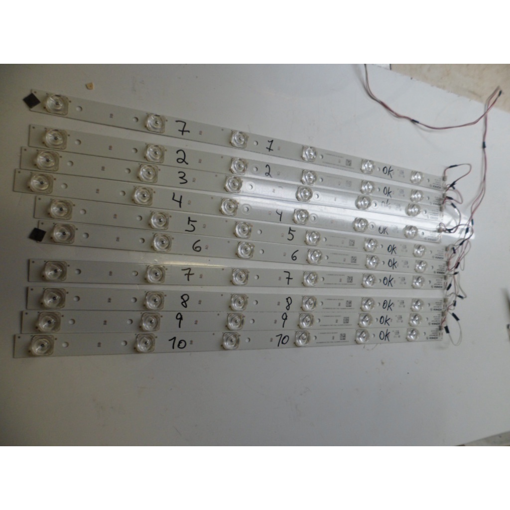 Barras Led Compativel Tv Semp Tcl 49k1us Usada Leia Anuncio | Shopee Brasil