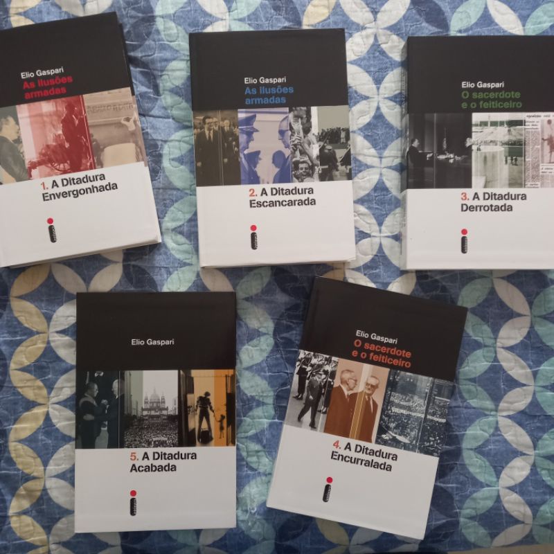 Coleção Ditadura Elio Gaspari - 5 volumes - novo | Shopee Brasil