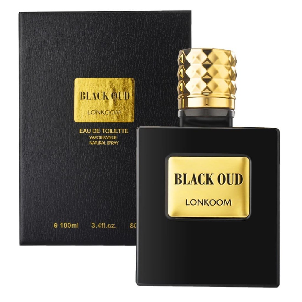 Perfume Black Oud Lonkoom 100 Ml Masculino lonkom | Shopee Brasil