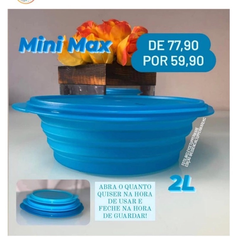 Mini max tupperware | Shopee Brasil