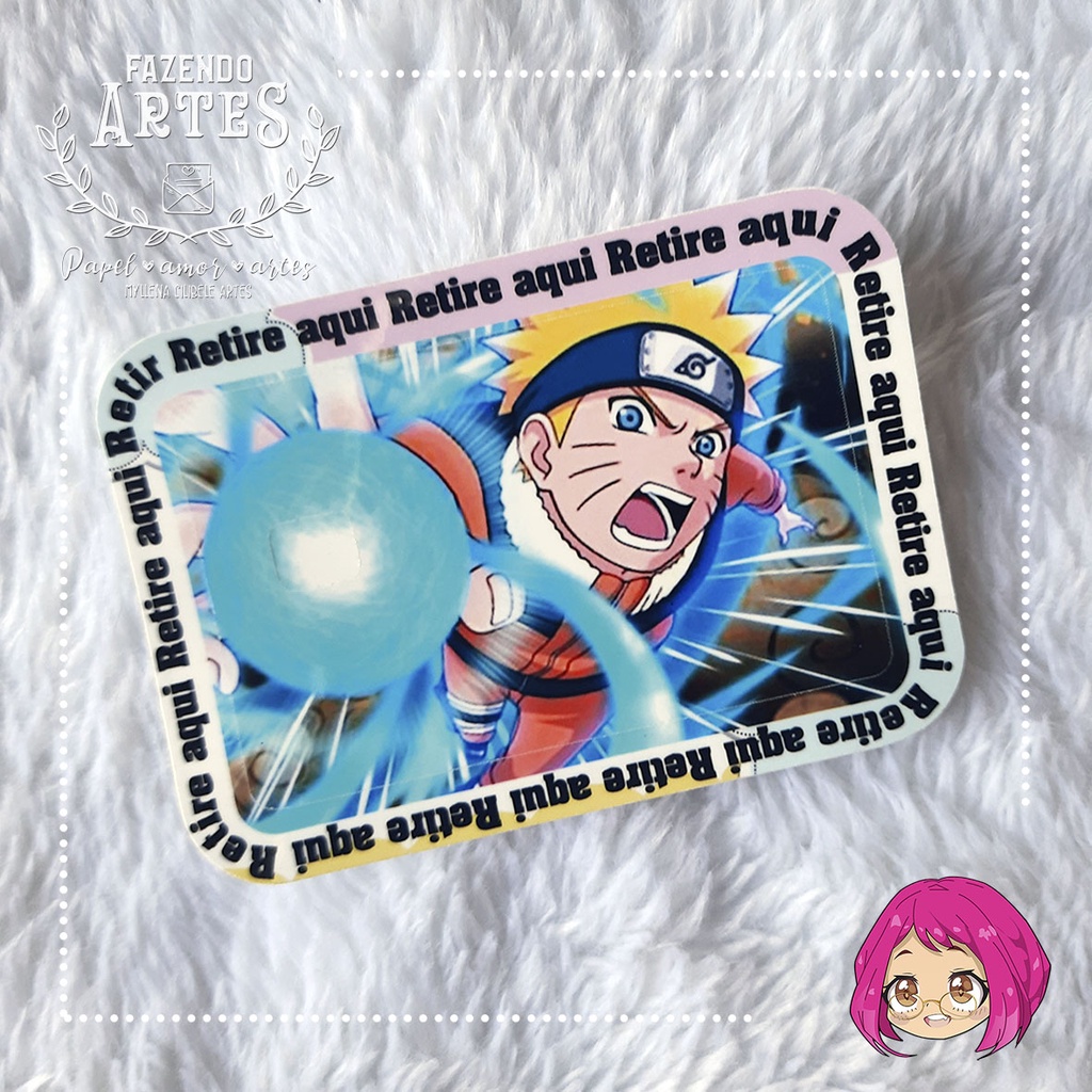 Sticker Card Card Naruto | Shopee Brasil