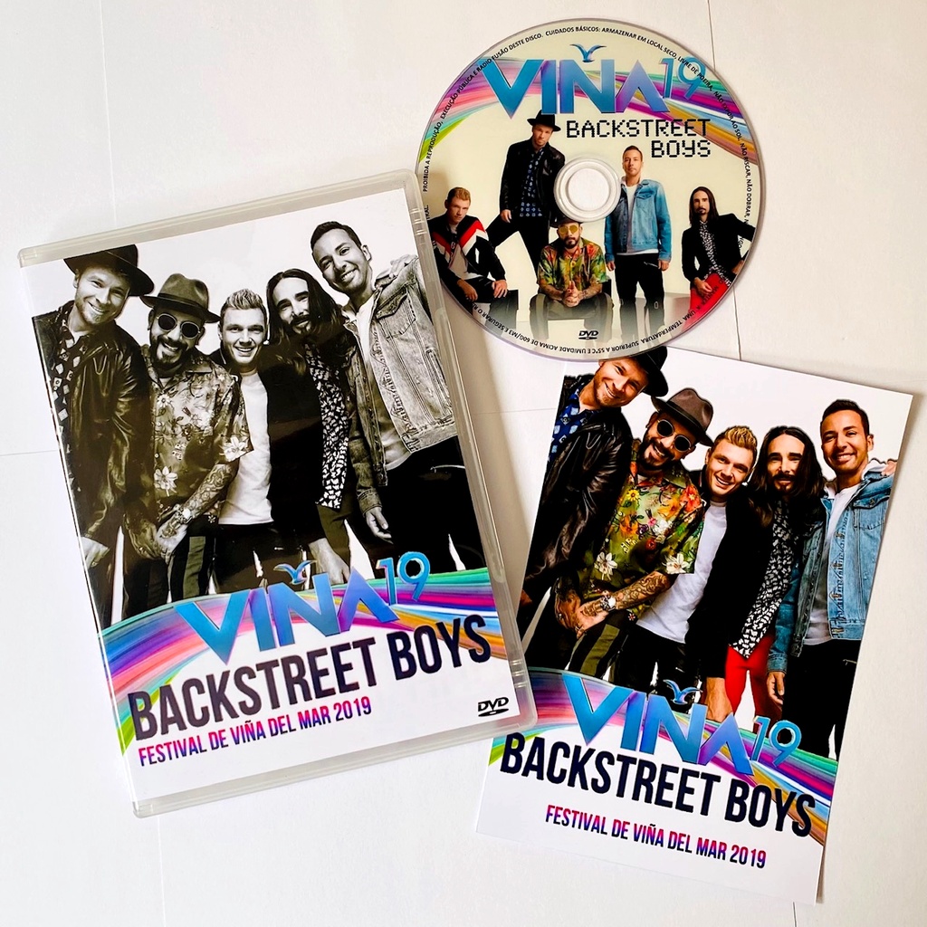 DVD Backstreet Boys Festival Vina Del Mar 2019 DNA TOUR Chile | Shopee ...