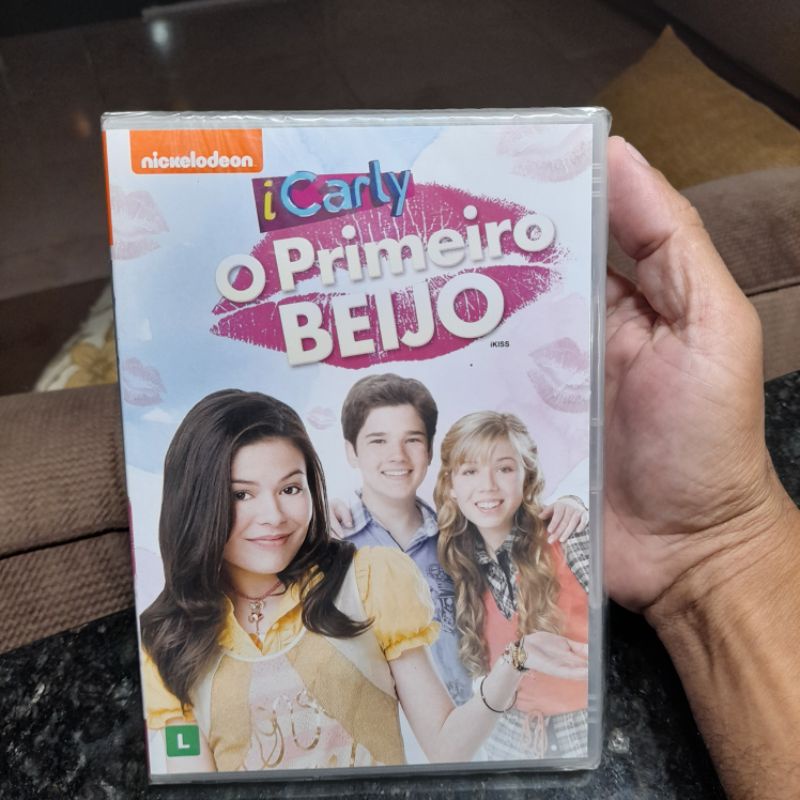 Dvd Nickelodeon I Carly o primeiro beijo lacrado de fábrica | Shopee Brasil