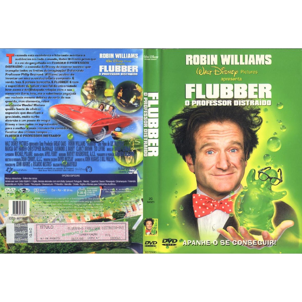 FLUBBER UMA INVENÇÃO DESMIOLADA (1997) | Shopee Brasil