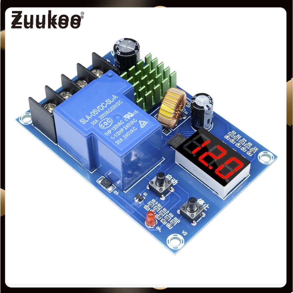 Módulo De Interruptor De Bateria De Chumbo Ácido Para 12v 24V 48V XH-M604 6-60V - Faz a Boa!