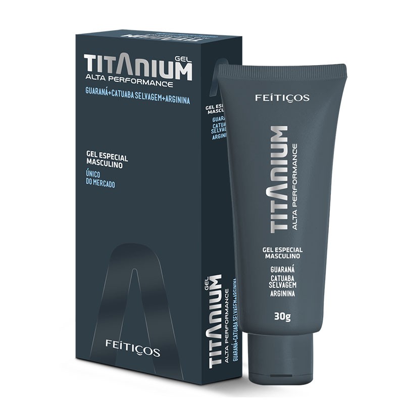 Titanium Gel Potencializa a Performance Masculina 30g | Shopee Brasil