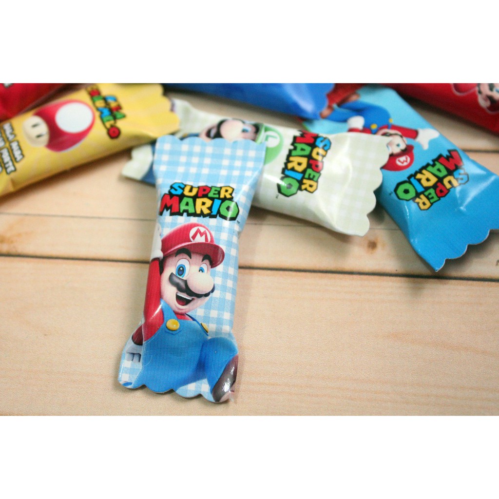 Balas Personalizadas Super Mário - 24 Unidades | Shopee Brasil