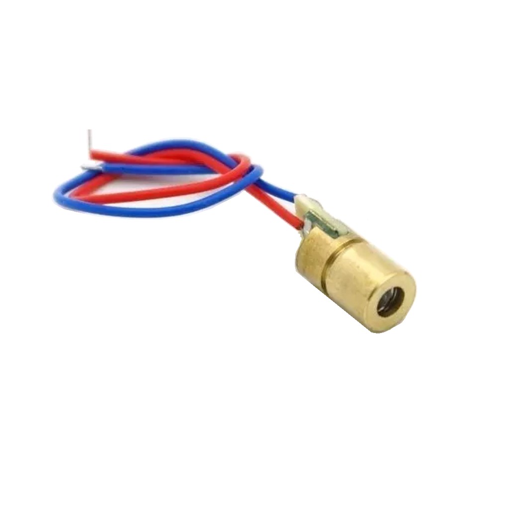 Laser Diodo 5v 5mw 650nm 6mm Arduino Raspberry Pi Esp8266 | Shopee Brasil