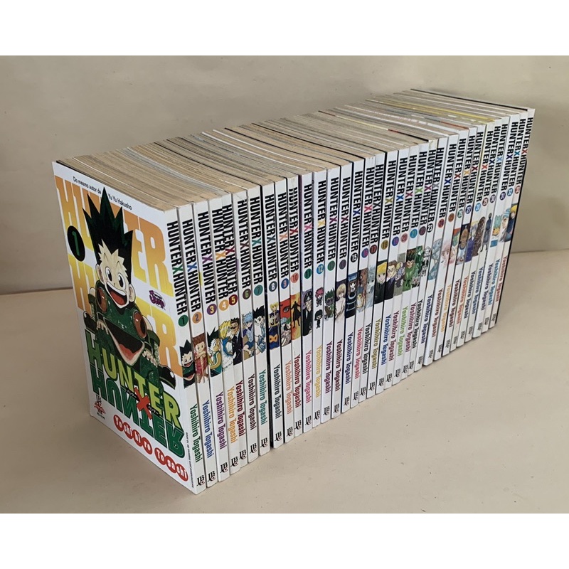 mangá Hunter x Hunter coleção com 33 volumes JBC Yoshiro Togashi ...
