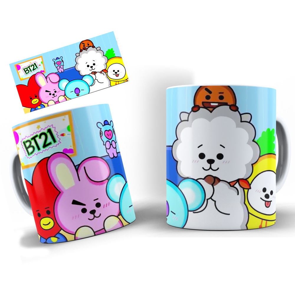 Caneca Personalizada Bt21 Bts Army Kpop | Shopee Brasil Caneca Personalizada Bt21 Bts Army Kpop | Shopee Brasil