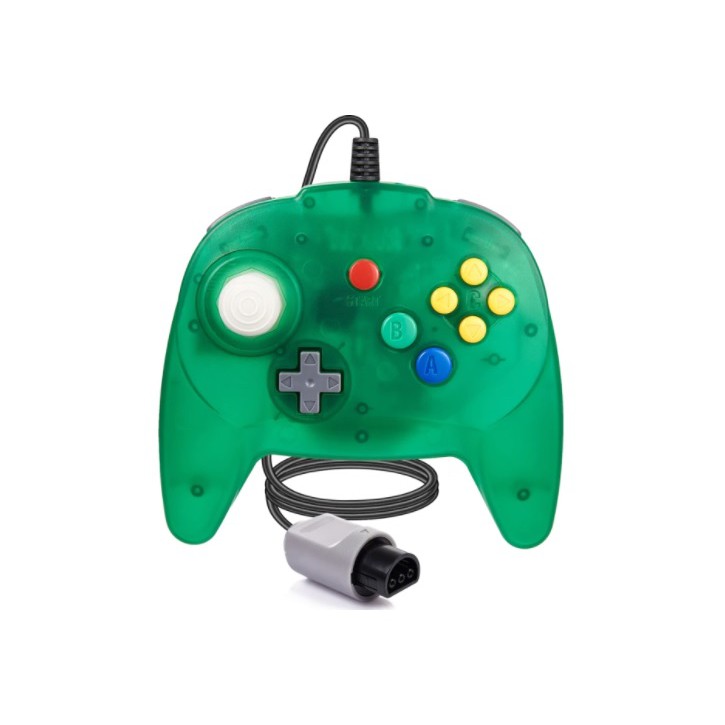 Controle Nintendo 64 Verde transparente (novo Modelo) | Shopee Brasil