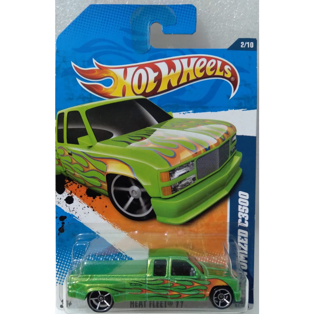 Hot Wheels Chevy Customized C3500 Heat Fleet - Escorrega o Preço