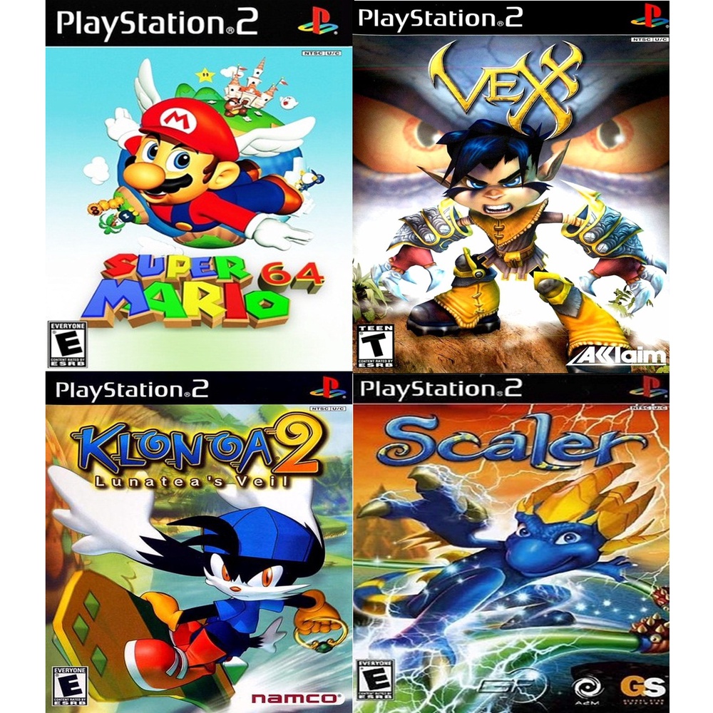 Kit Games de Plataforma com 4 Jogos (PS2) | Shopee Brasil