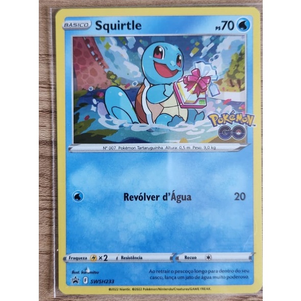 Carta Pokemon Squirtle Promo Go | Shopee Brasil